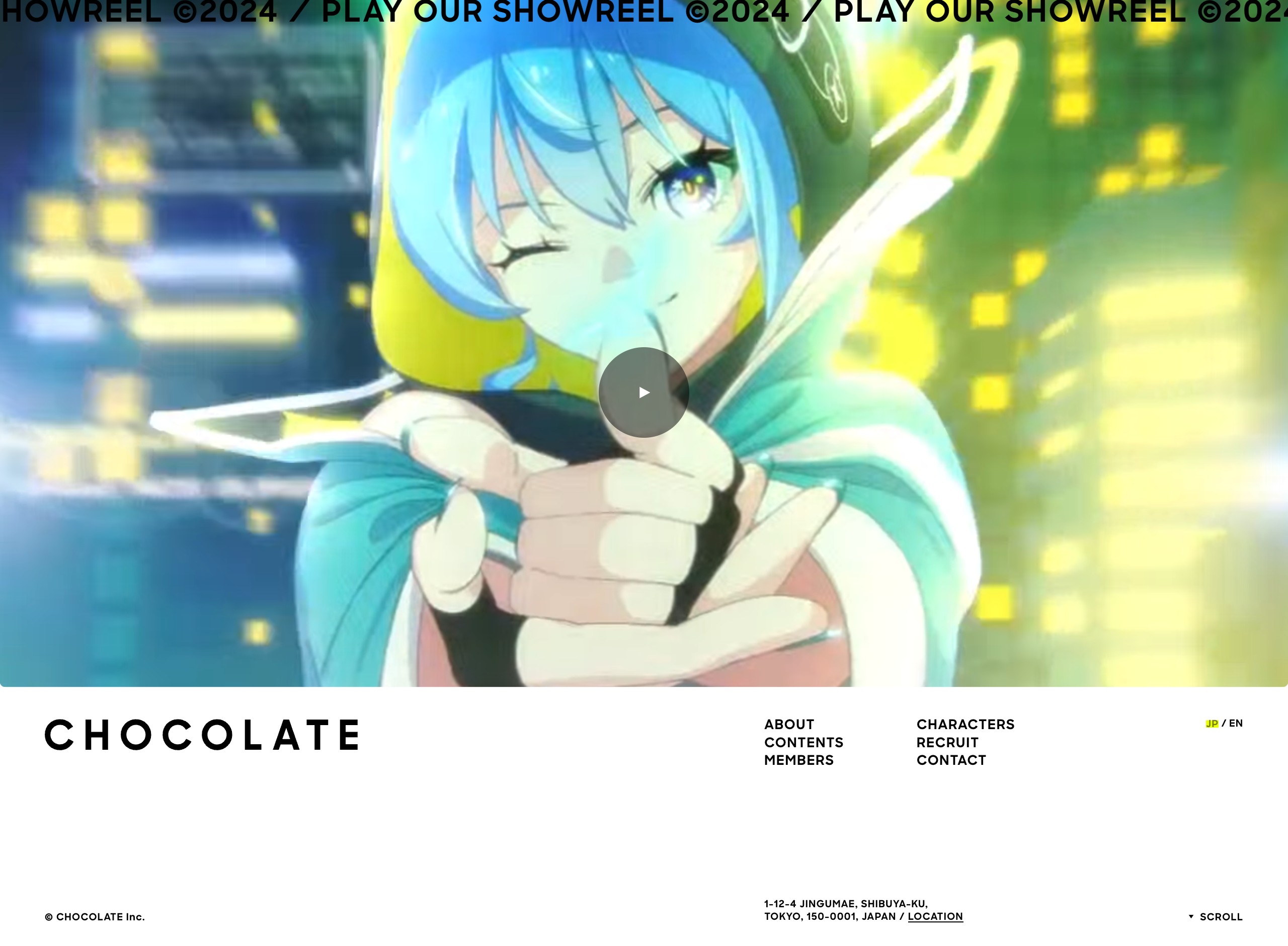 CHOCOLATE Inc. – あしたのデザイン | Webデザインギャラリー・サイトリンク集